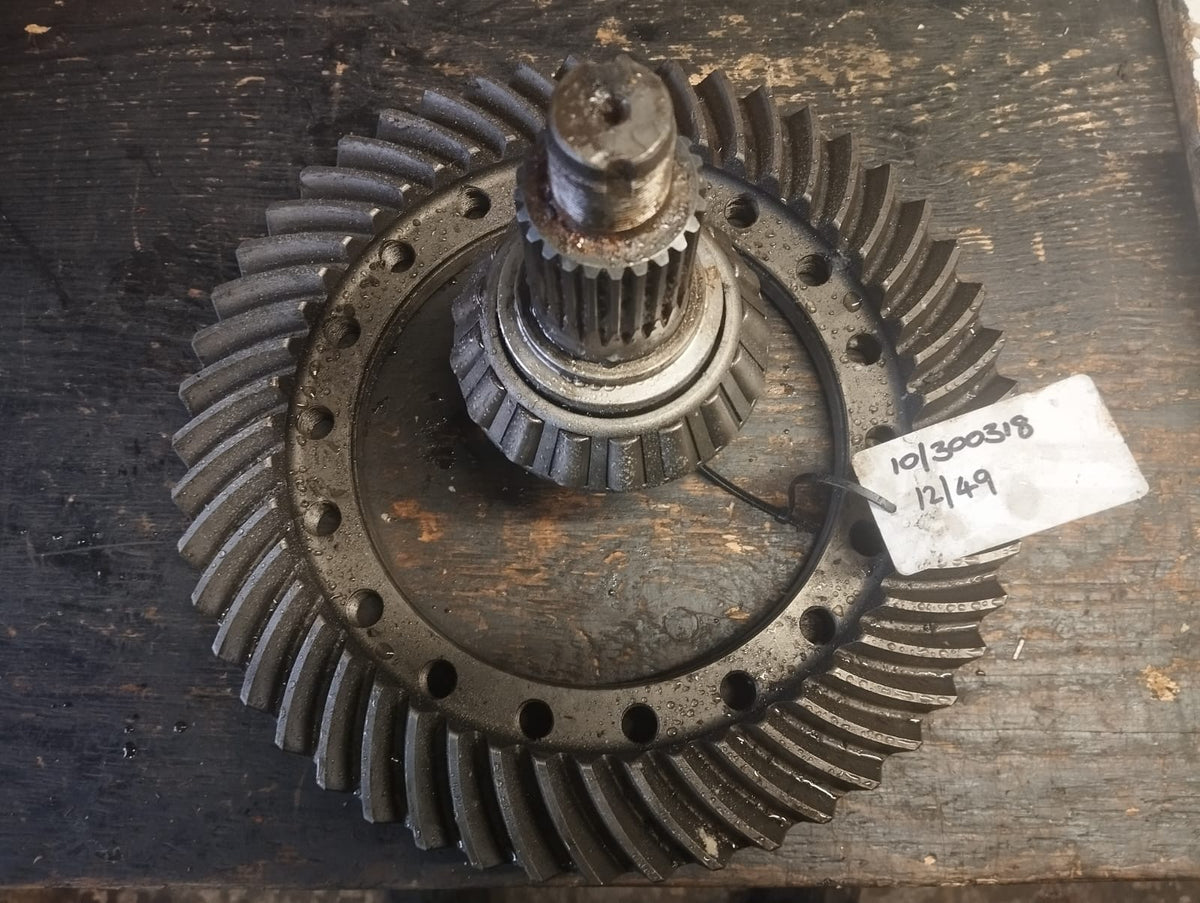 SECOND HAND CROWN WHEEL AND PINION JCB Part No. 10/300318 - Vicary ...