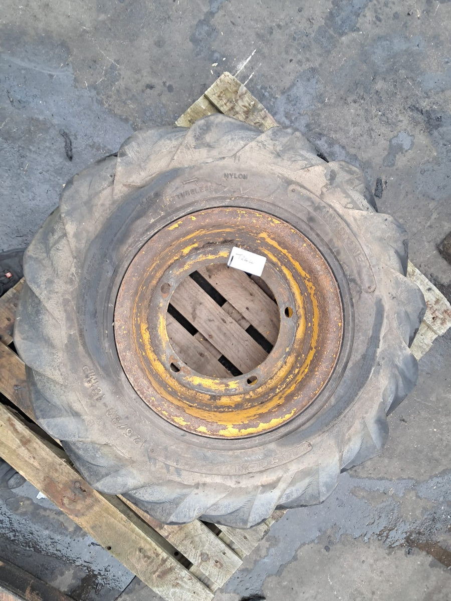 SECOND HAND WHEEL & TYRE 12.5/80-18 JCB Part No. 41/917500 - Vicary ...