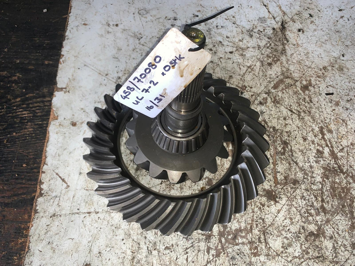 SECOND HAND CROWN WHEEL & PINION 16/31 JCB Part No. 458/70080 - Vicary ...