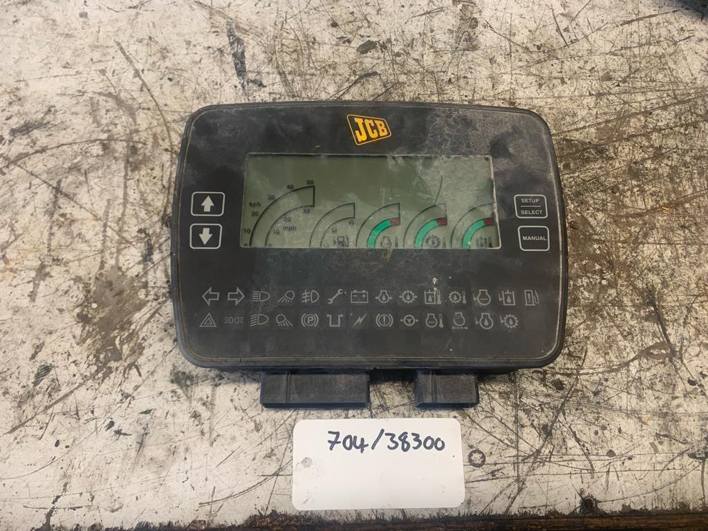SECOND HAND INSTRUMENT PANEL JCB Part No. 704/38300 - Vicary Plant JCB ...