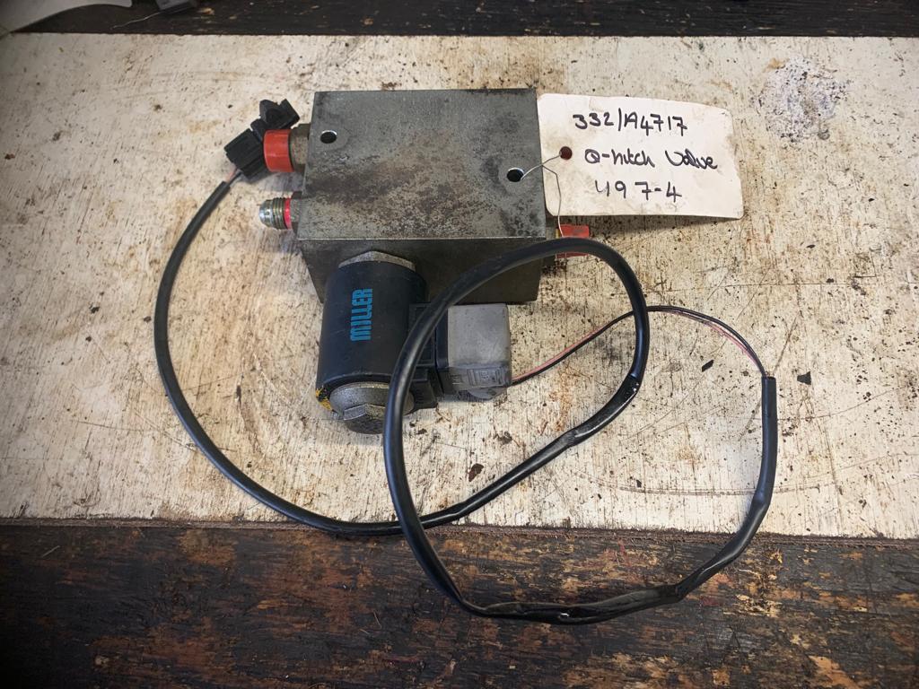 SECOND HAND QUICK HITCH SOLENOID VALVE JCB Part No. 332/A4717 - Vicary ...