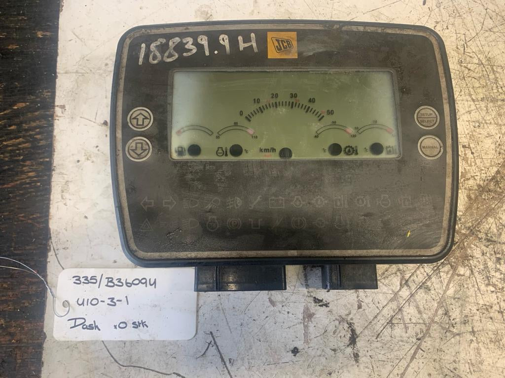 SECOND HAND EMS MONITOR JCB Part No. 335/B3609 - Vicary Plant JCB ...