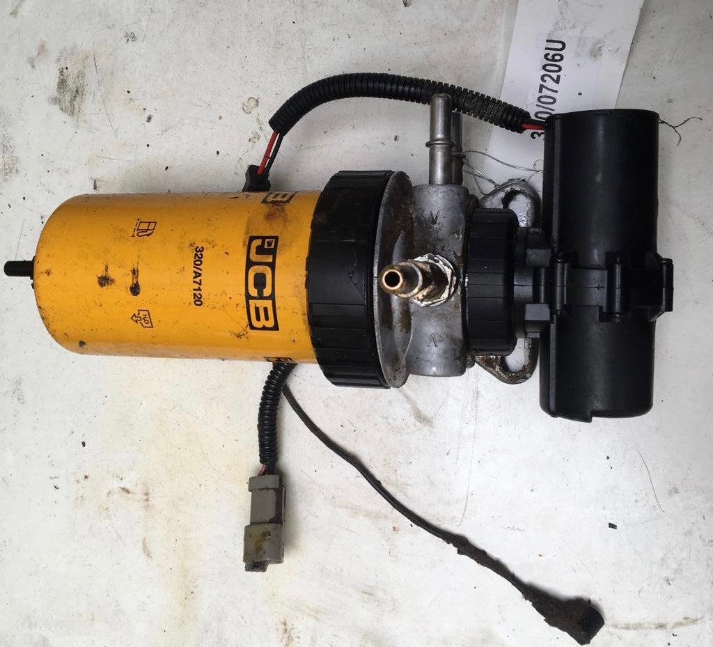 SECOND HAND FUEL LIFT PUMP/FILTER 30 MICRON JCB Part No. 320/07206 ...